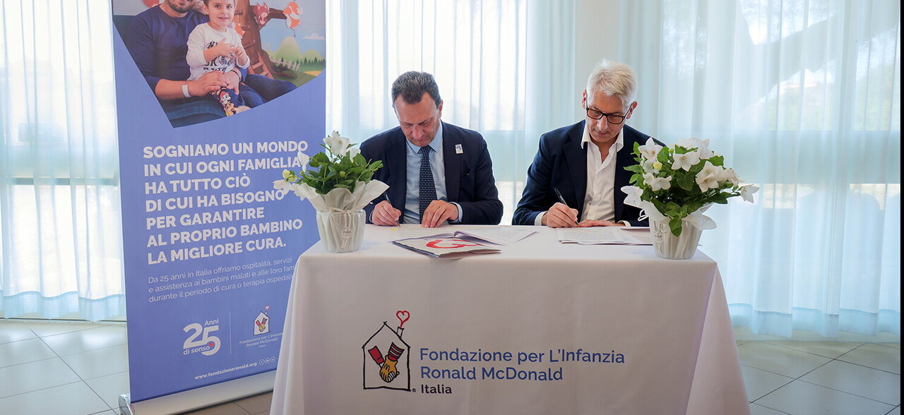 Firmato un accordo di 20 anni tra Fondazione per l'Infanzia Ronald ...